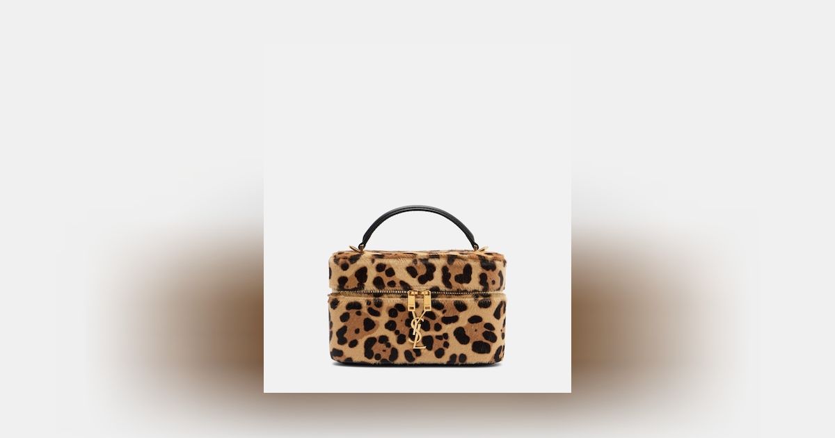 Sac vanity Gaby imprim en cuir faon poulain | Modalova